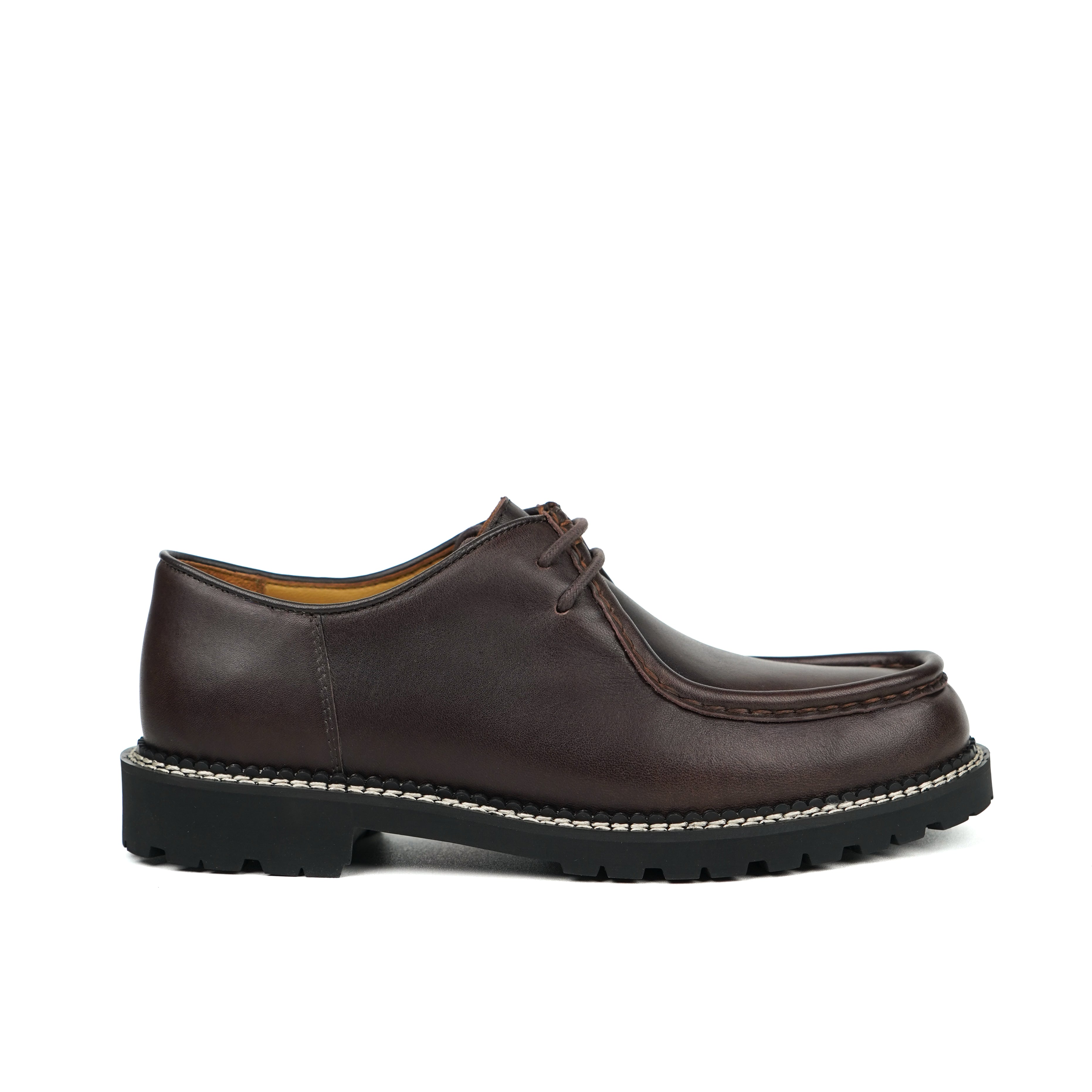 Dan "Brown" Men’s Moc-Toe Derby – Andre Anthony